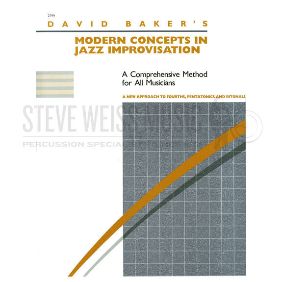 Baker-Modern Concepts in Jazz Improvisation | Steve Weiss Music
