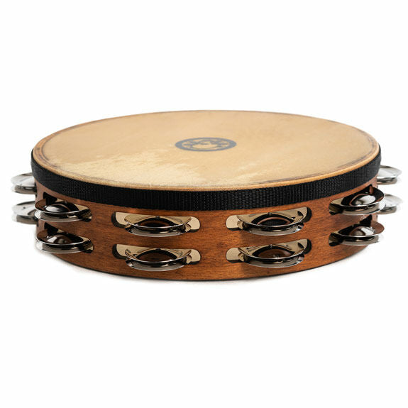 Gon Bops Lenny Castro Tambourine - Double Row Jingles | Steve Weiss Music