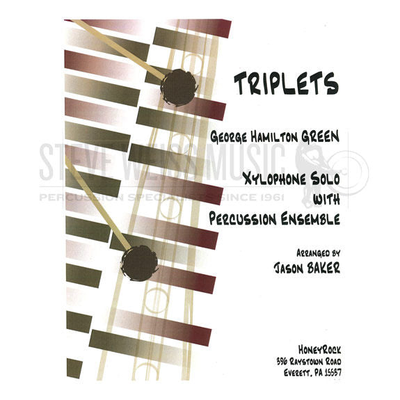 Green-Triplets arr. Baker (SP)-X/B/V/2M/DS | Steve Weiss Music