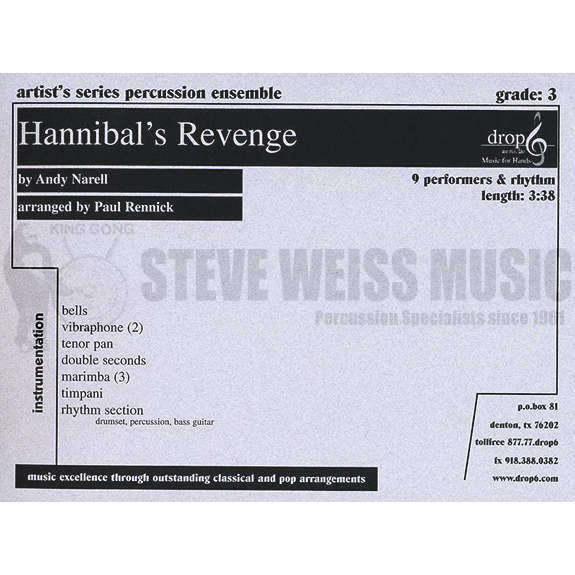 Narell-Hannibal's Revenge (SP)-B/2V/3M/Steel drs./4T/P/BG | Steve Weiss ...