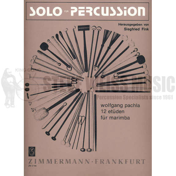 Pachla-Twelve Etudes for Marimba-M | Steve Weiss Music