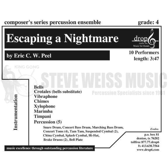 Peel-Escaping a Nightmare (SP)-B/V/C/Cro./X/M/4T/P | Steve Weiss Music