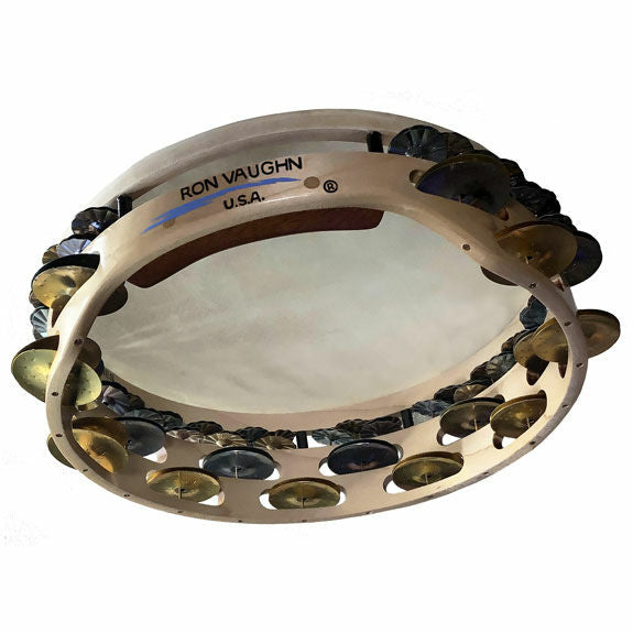 Ron Vaughn Percussion 10" Triple Row Phoenix Tambourine | Steve Weiss Music