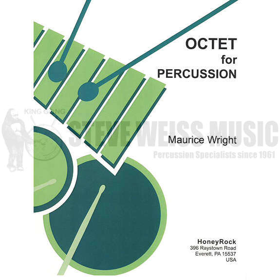Wright-Octet for Percussion (SP-8)-B/X/2V/2M/4T/P | Steve Weiss Music